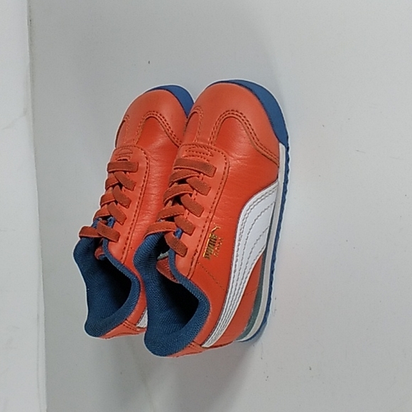 PUMA Roma | Shoes | Puma Roman Orange And White Size 6c Baby Sneakers ...